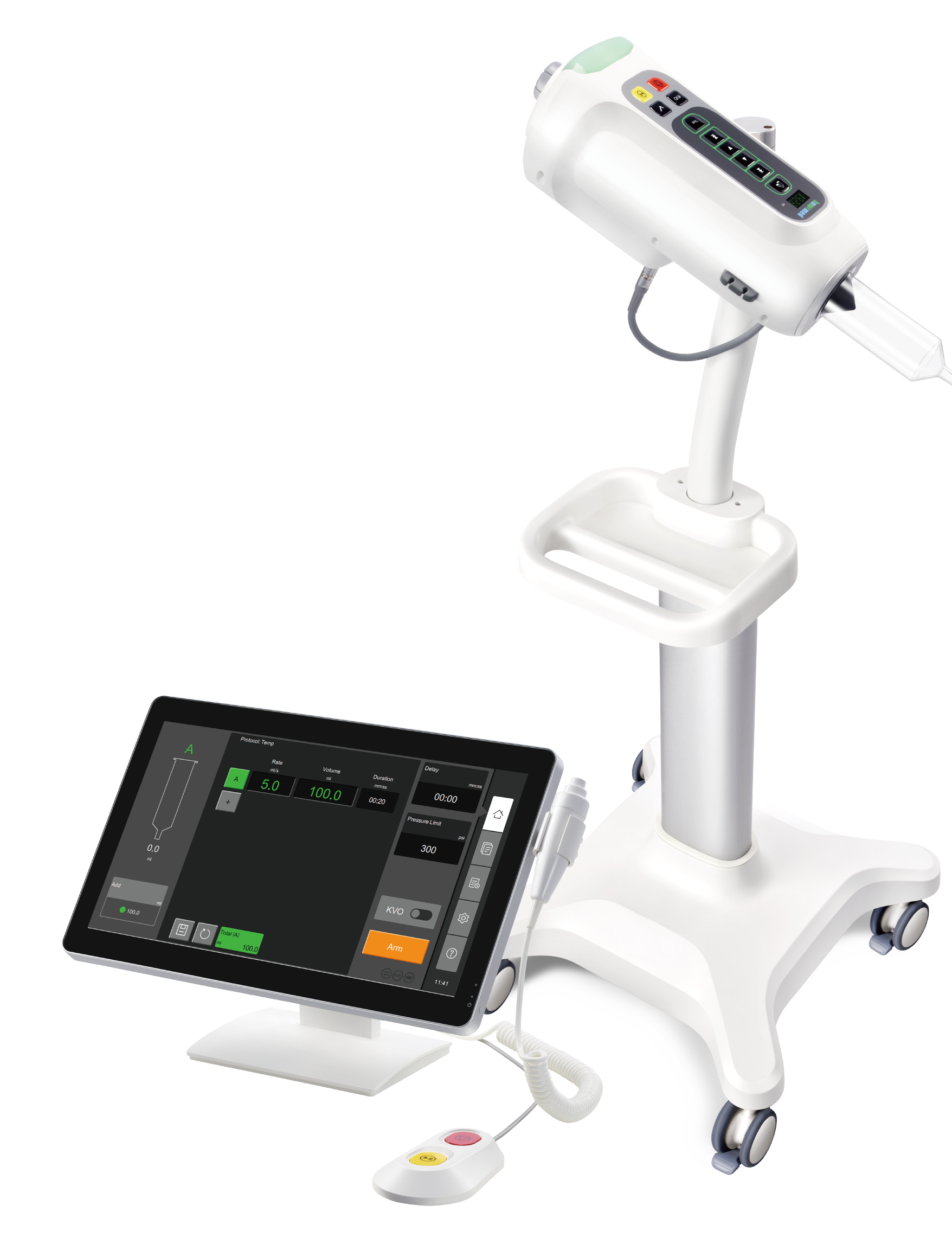 Syringe CT Contrast Media Injector